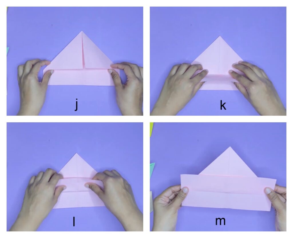 Instructions On How To Make A Paper Boat Step By Step Origami Diy Paper