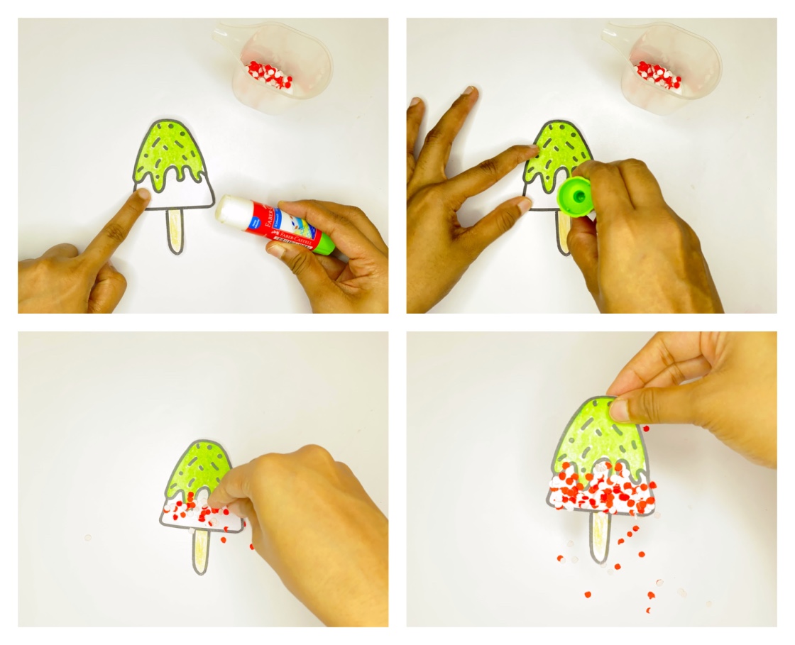 Easy summer craft for preschoolers (ice cream popsicle craft with free ...