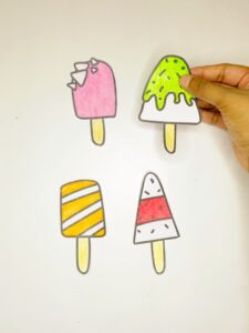 Easy summer craft for preschoolers (ice cream popsicle craft with free ...