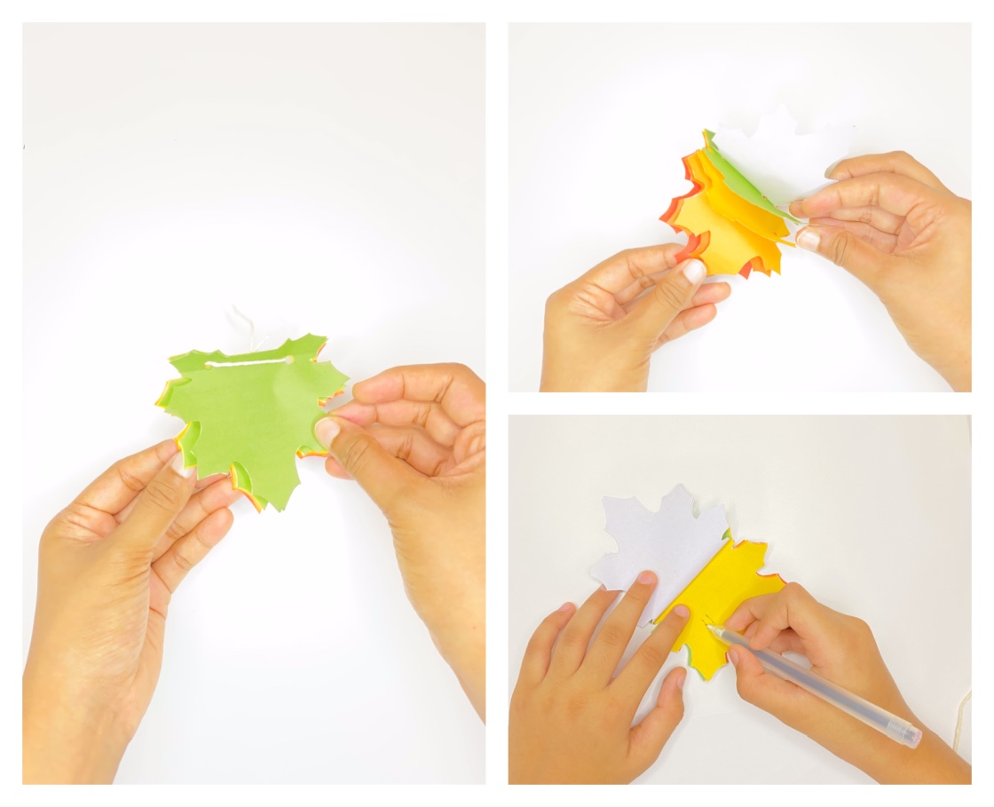 Easy fall leaf craft for kids (with free printable template) - The ...