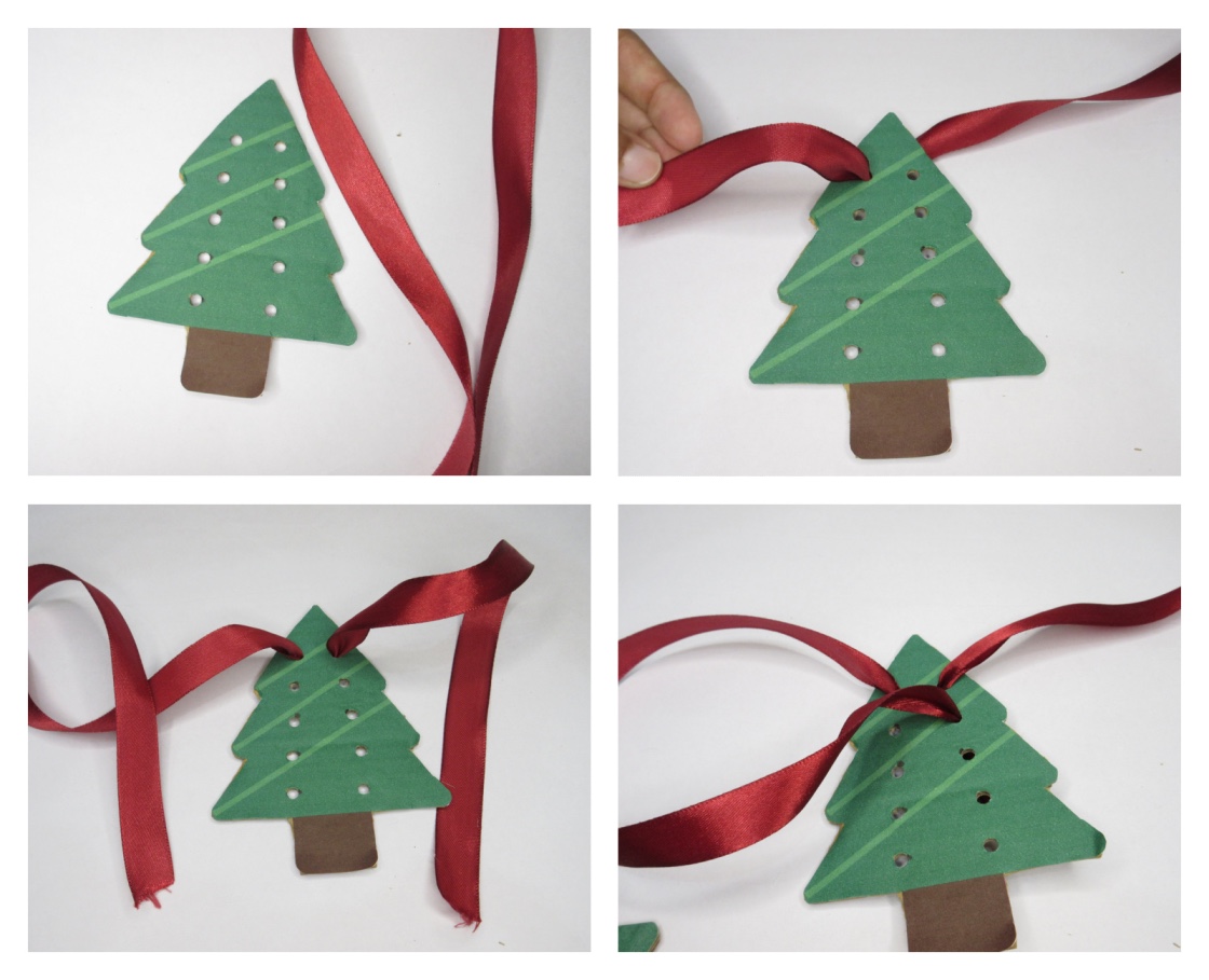 Cute christmas tree craft using cardboard (with free template) - The ...