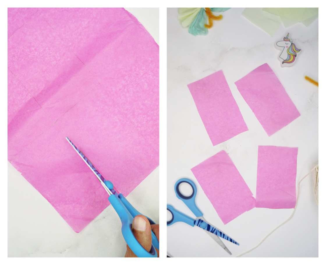 Tissue paper butterfly craft for kids - The Purple Yarn