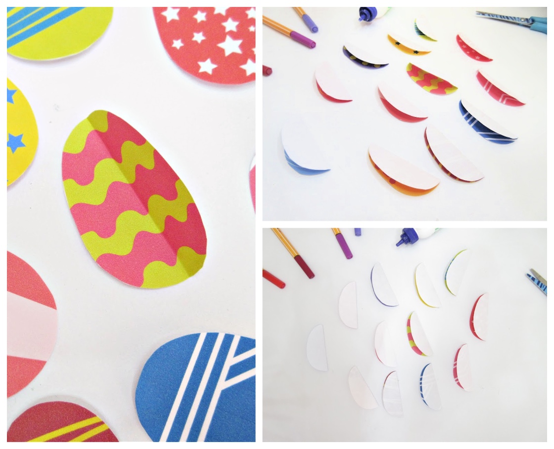 Easter egg craft idea for preschoolers and above (with free template ...