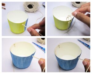 Easy Paper cup bird feeder craft for preschoolers - The Purple Yarn