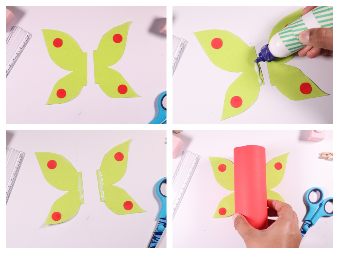 Back to school DIY butterfly pencil holder idea for kids - The Purple Yarn