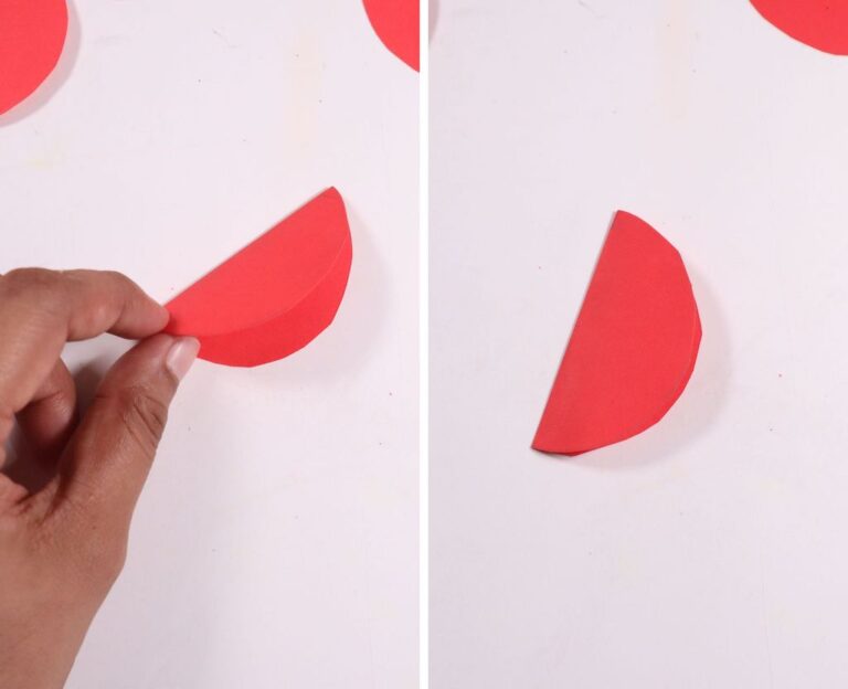 How to make a simple Red Chinese Paper Lantern at home - The Purple Yarn