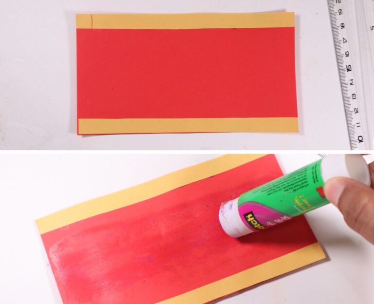 How to make a simple Red Chinese Paper Lantern at home - The Purple Yarn