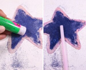 New Year's Wishing wand craft for kids - The Purple Yarn