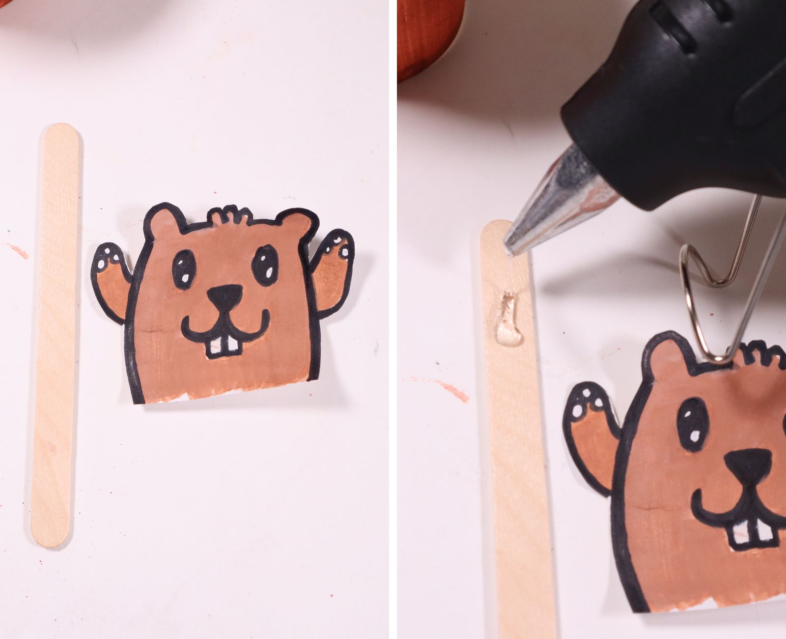 Easy Groundhog Day craft for preschoolers and Kindergarteners - The ...