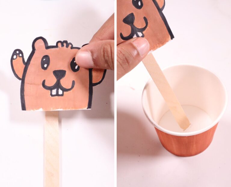 Easy Groundhog Day craft for preschoolers and Kindergarteners - The ...