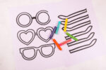 Printable sunglasses craft for kids (with free template) - The Purple Yarn