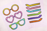 Printable sunglasses craft for kids (with free template) - The Purple Yarn