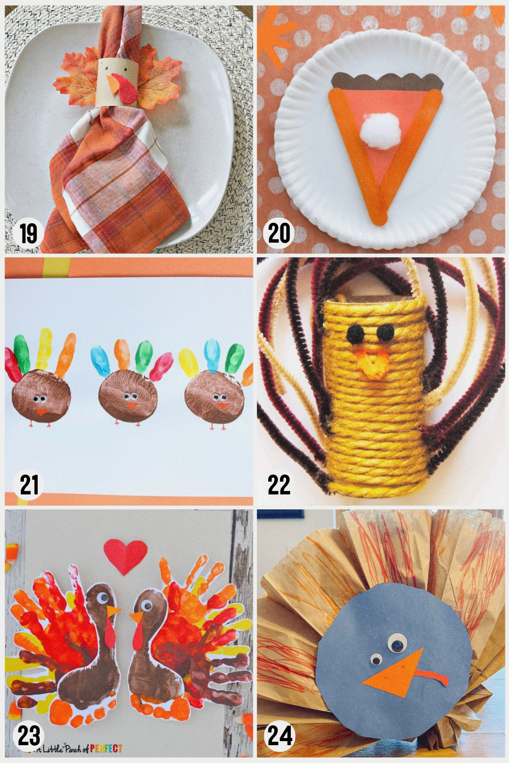 62 Fun Thanksgiving Crafts for Kids(DIY & Printables) - The Purple Yarn