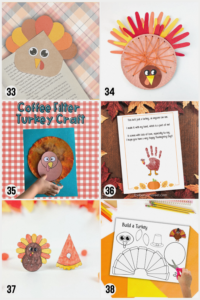 62 Fun Thanksgiving Crafts for Kids(DIY & Printables) - The Purple Yarn
