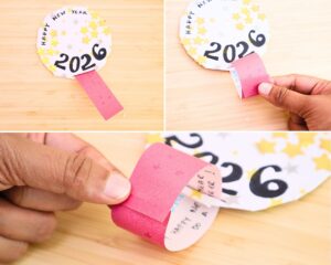 New Year's Countdown Craft for Kids - The Purple Yarn